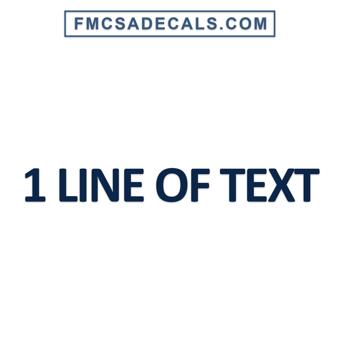 Custom US DOT & FMCSA Regulation Decals & Stickers for Business – FMCSA ...