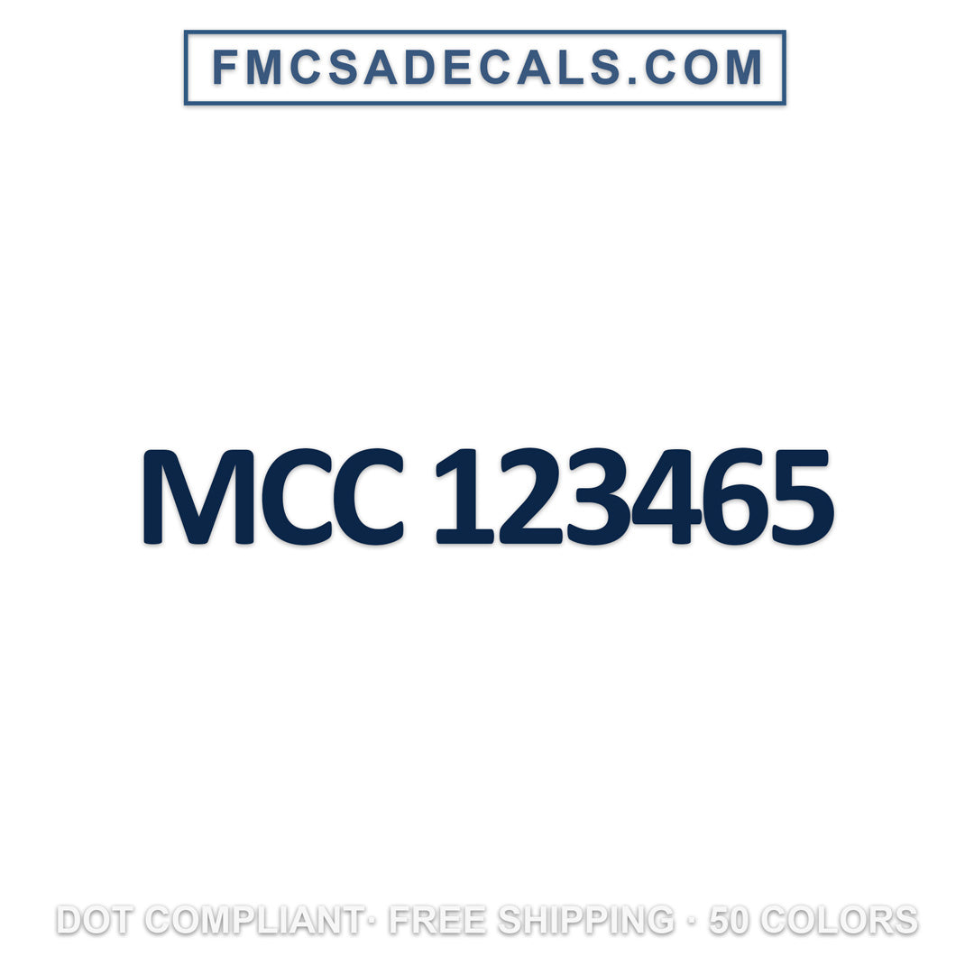 Custom US DOT & FMCSA Regulation Decals & Stickers for Business – FMCSA ...
